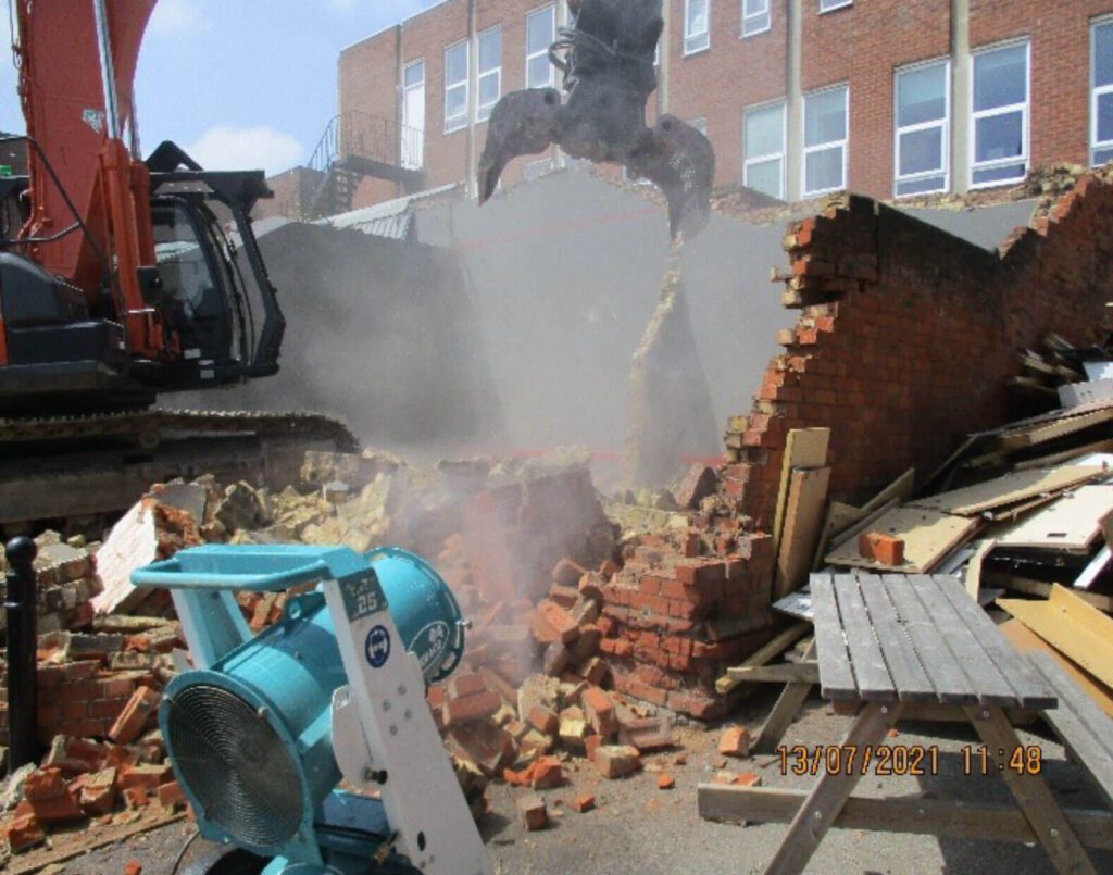 Demolition work at St. Dunstan’s College | Dorton Group